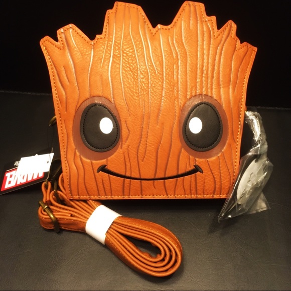 Loungefly | Bags | Guardians Of The Galaxy Baby Groot Crossbody Bag ...